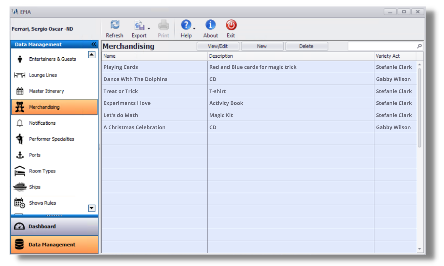 EMA - Entertainment Management Application For Cruise Ships - ITsynch ...
