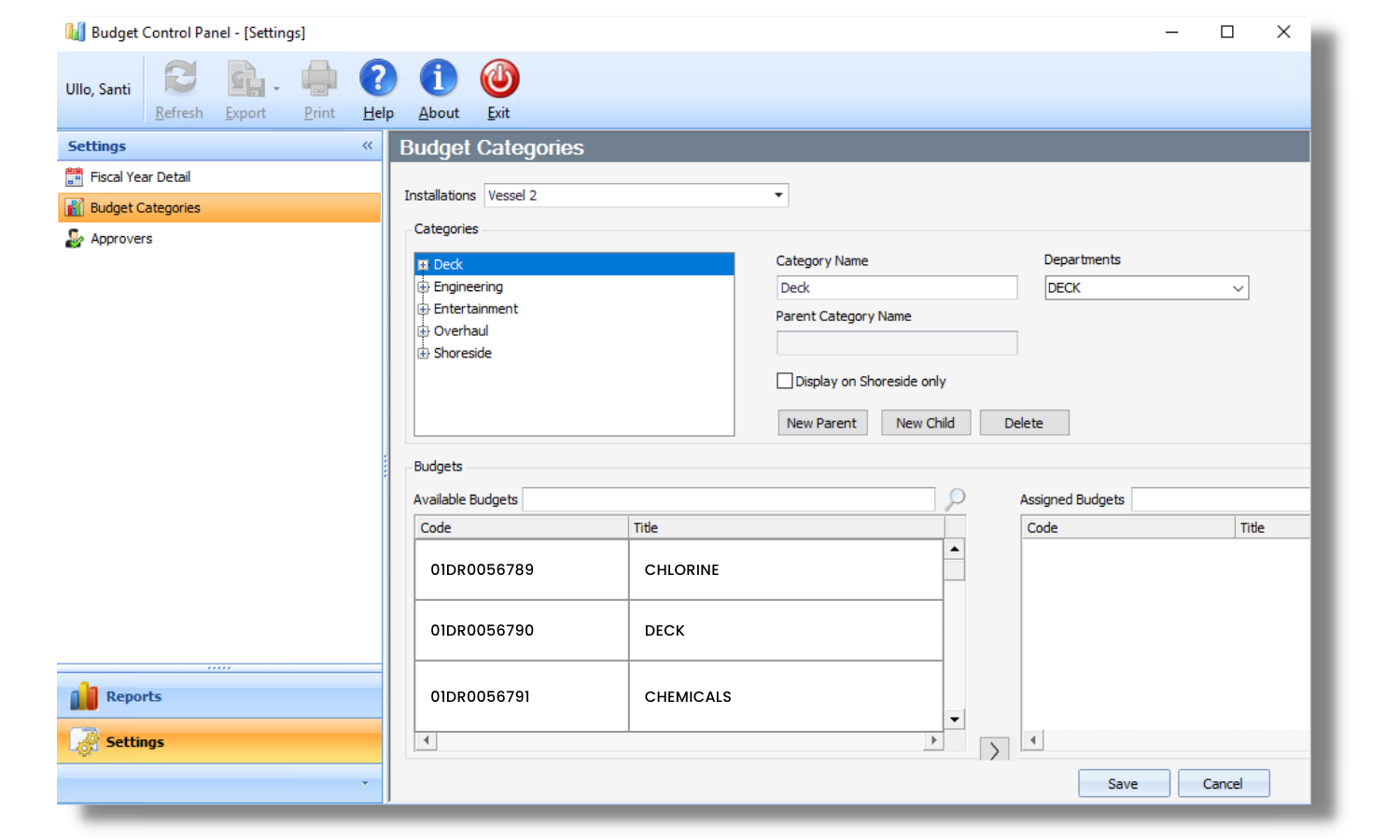 BCP - Budget Control Panel - ITsynch | Cruise Ship Management Software ...