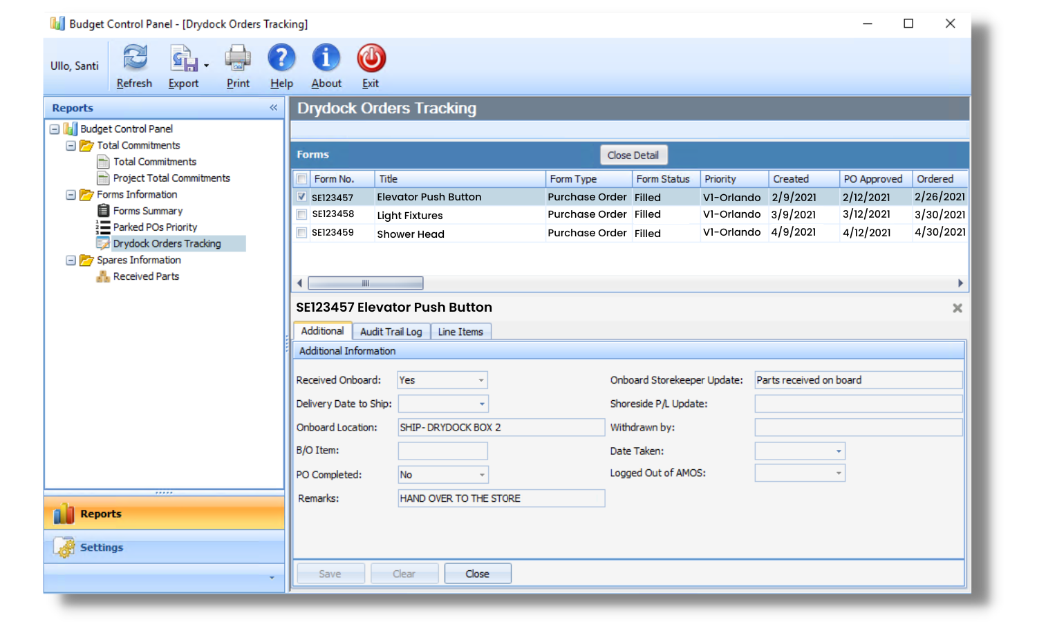 BCP - Budget Control Panel - ITsynch | Cruise Ship Management Software ...